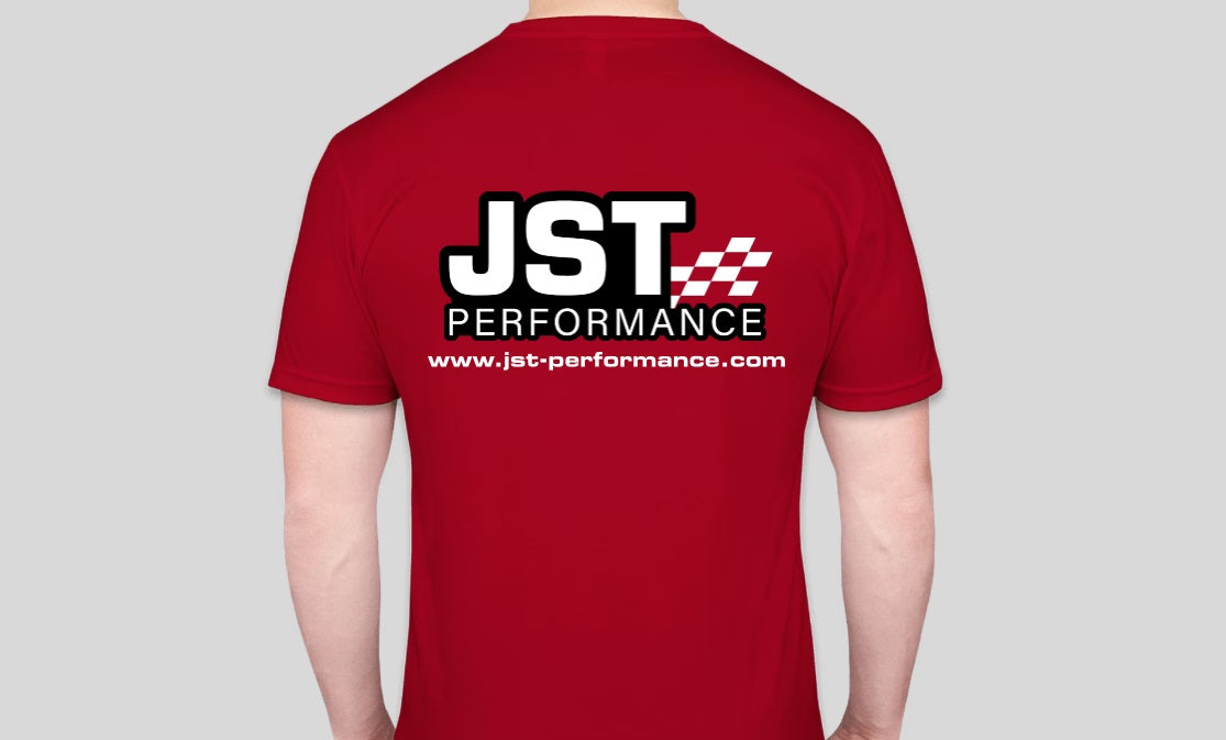 **JST Performance New Racing Flag Logo Shirt — JST Performance, LLC
