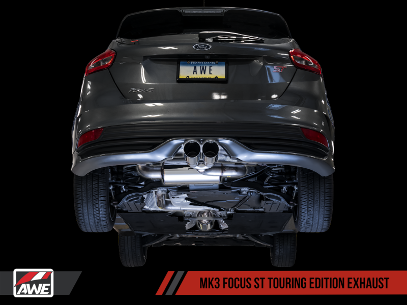 AWE Tuning Ford Focus ST Touring Edition Cat-back Exhaust - Non-Resona ...